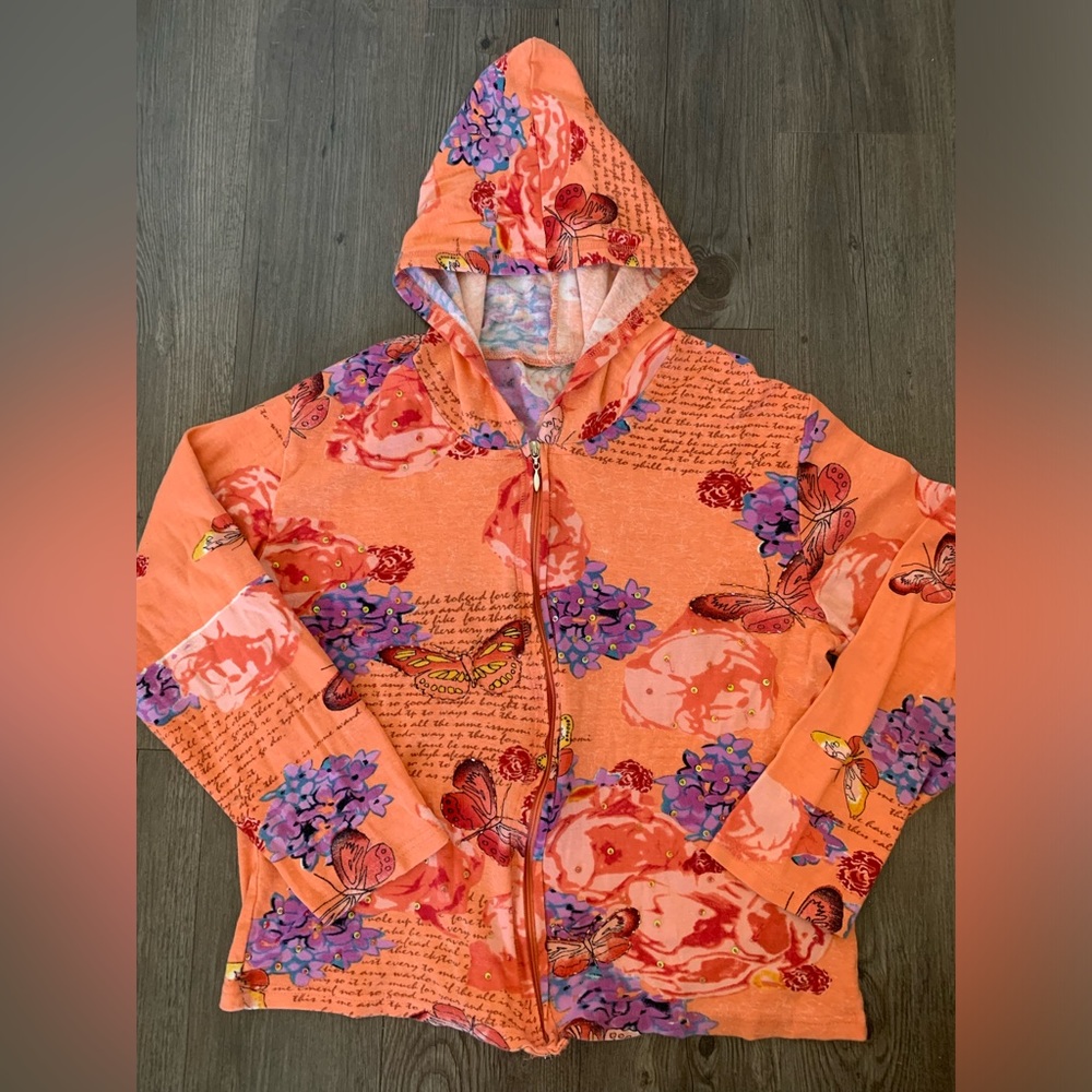 Y2k Butterfly Hoodie - Gem